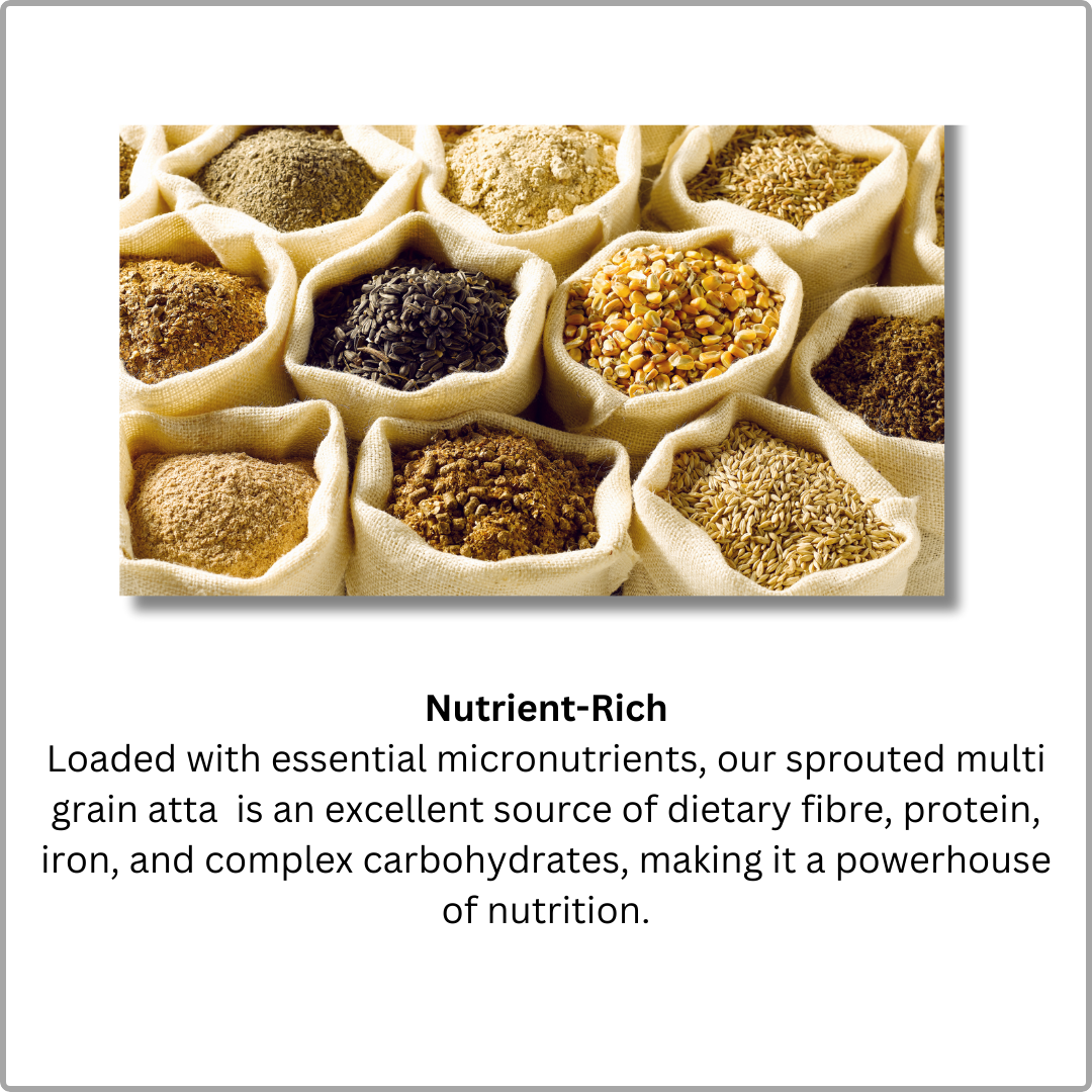 Sprouted Multigrain Flour – Aarogya Nutri Mix