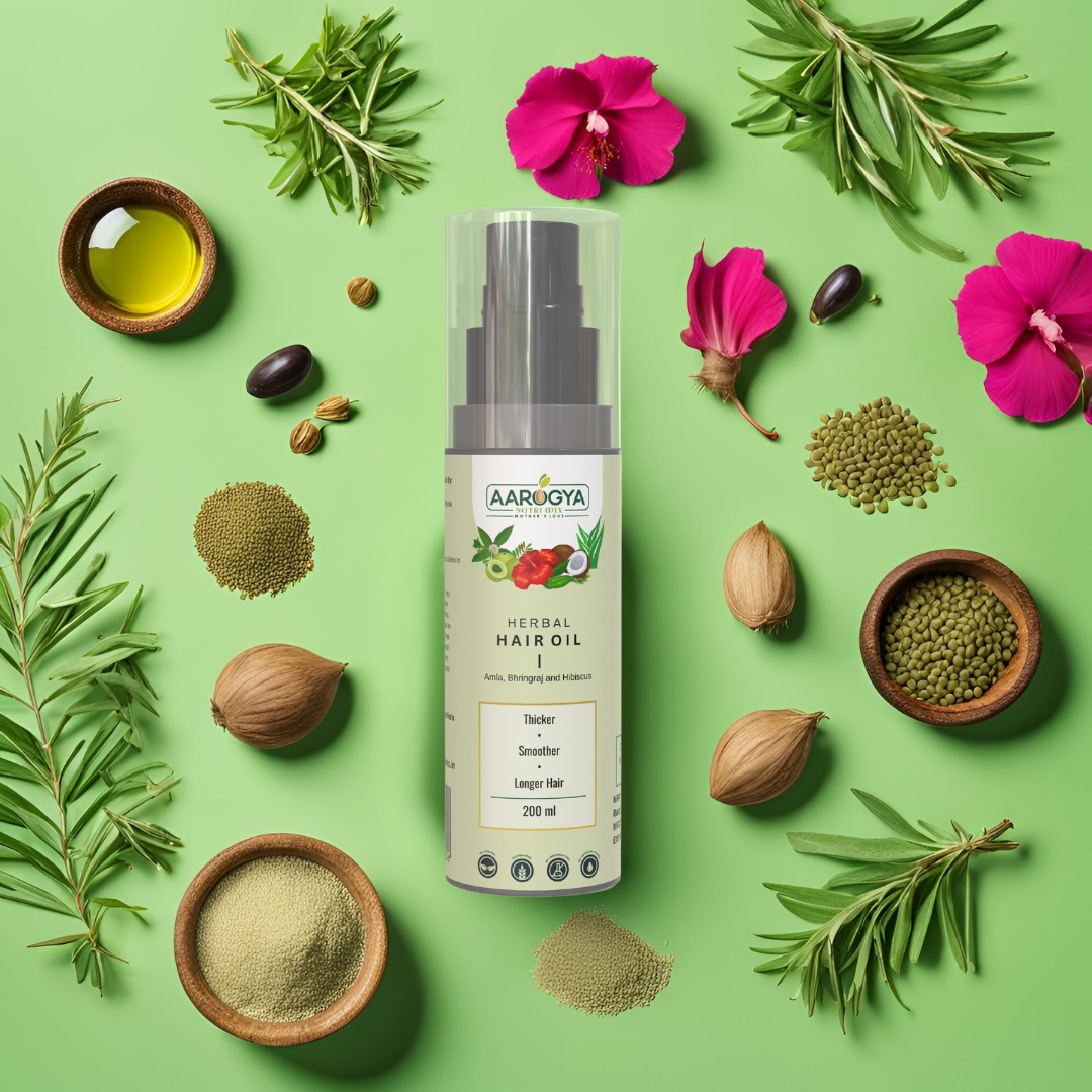 Herbal Hair Oil – Aarogya Nutri Mix