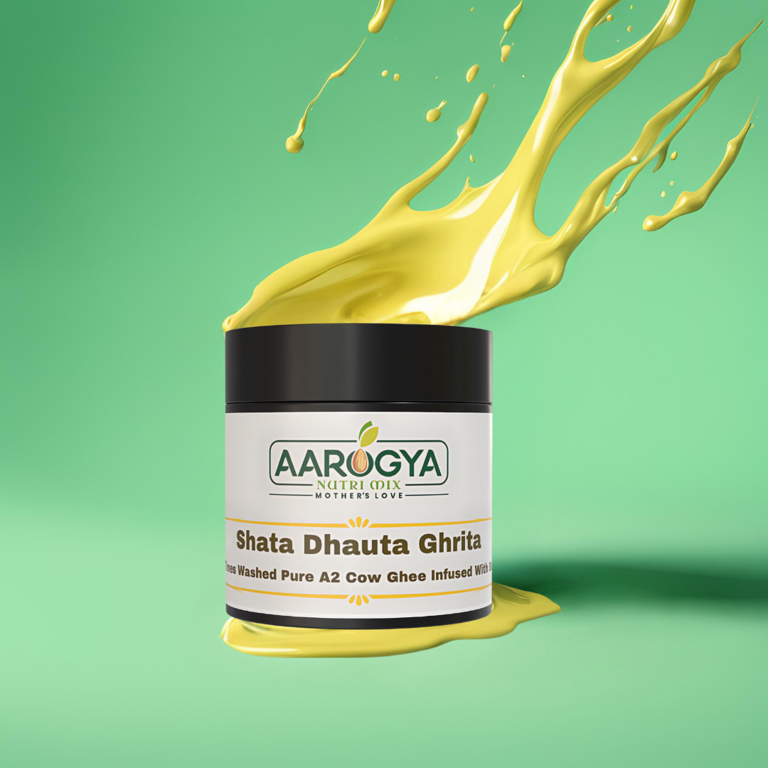 Shata Dhauta Ghrita - 100 Times Washed Ghee – Aarogya Nutri Mix